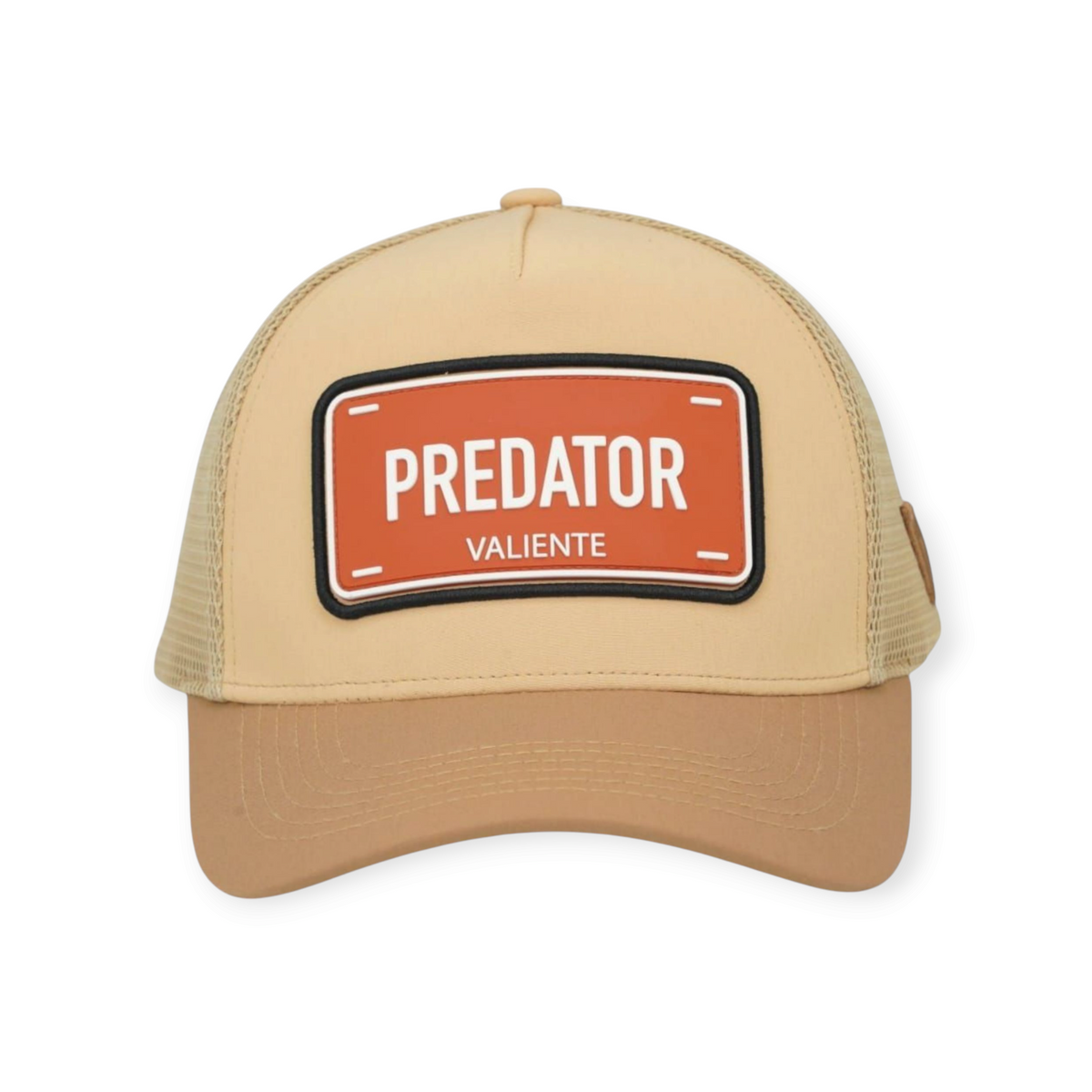 "Predator" Trucker Hat Premium Rubber Logo – valientecaps